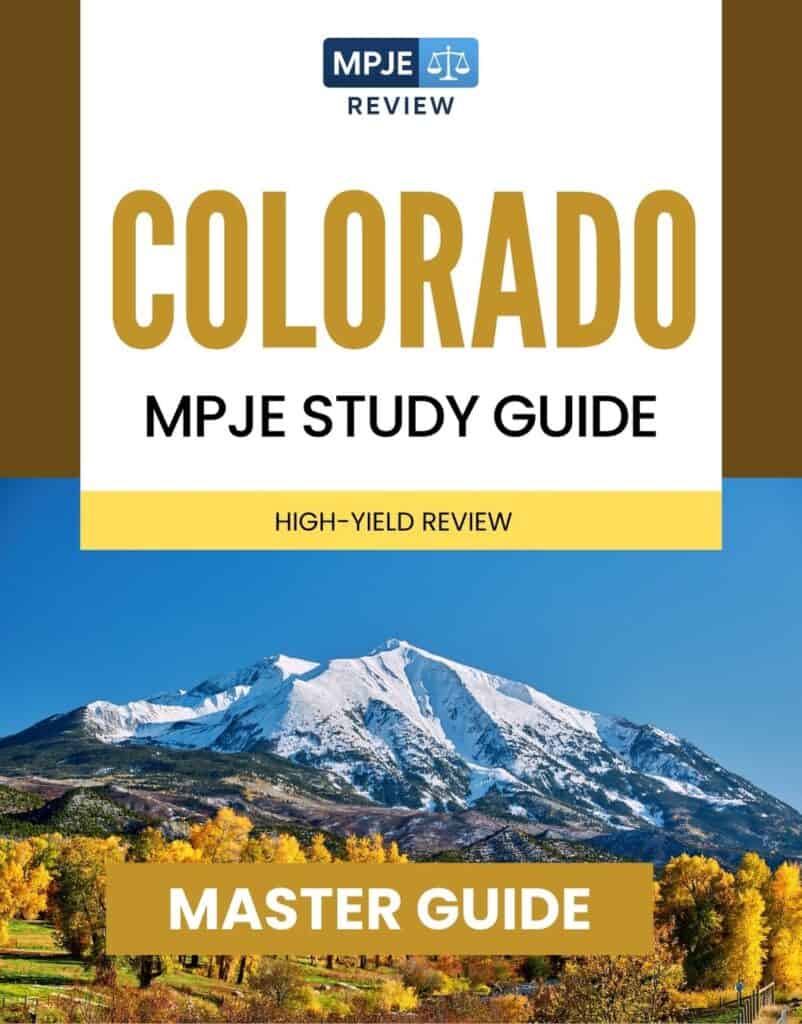 Colorado MPJE Study Guide – MPJEReview