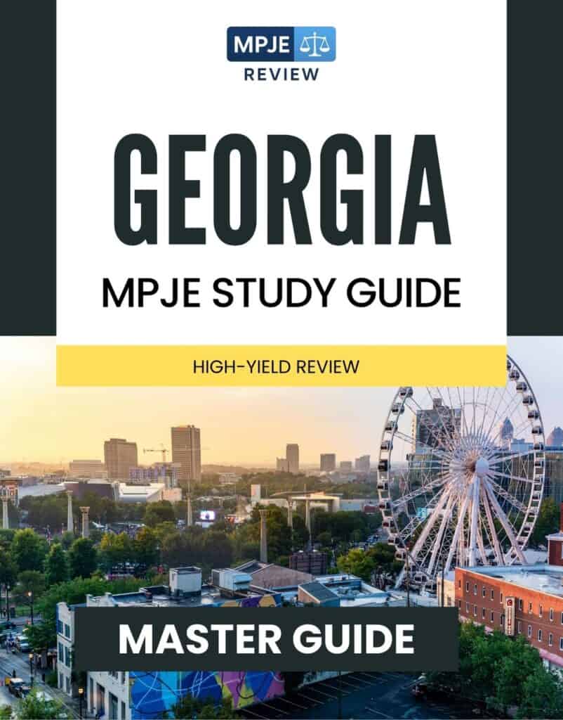 Georgia MPJE Study Guide – MPJEReview