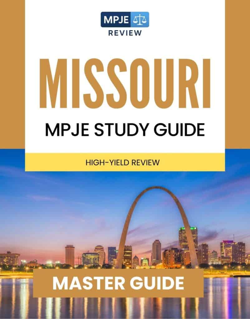 Missouri MPJE Study Guide – MPJEReview