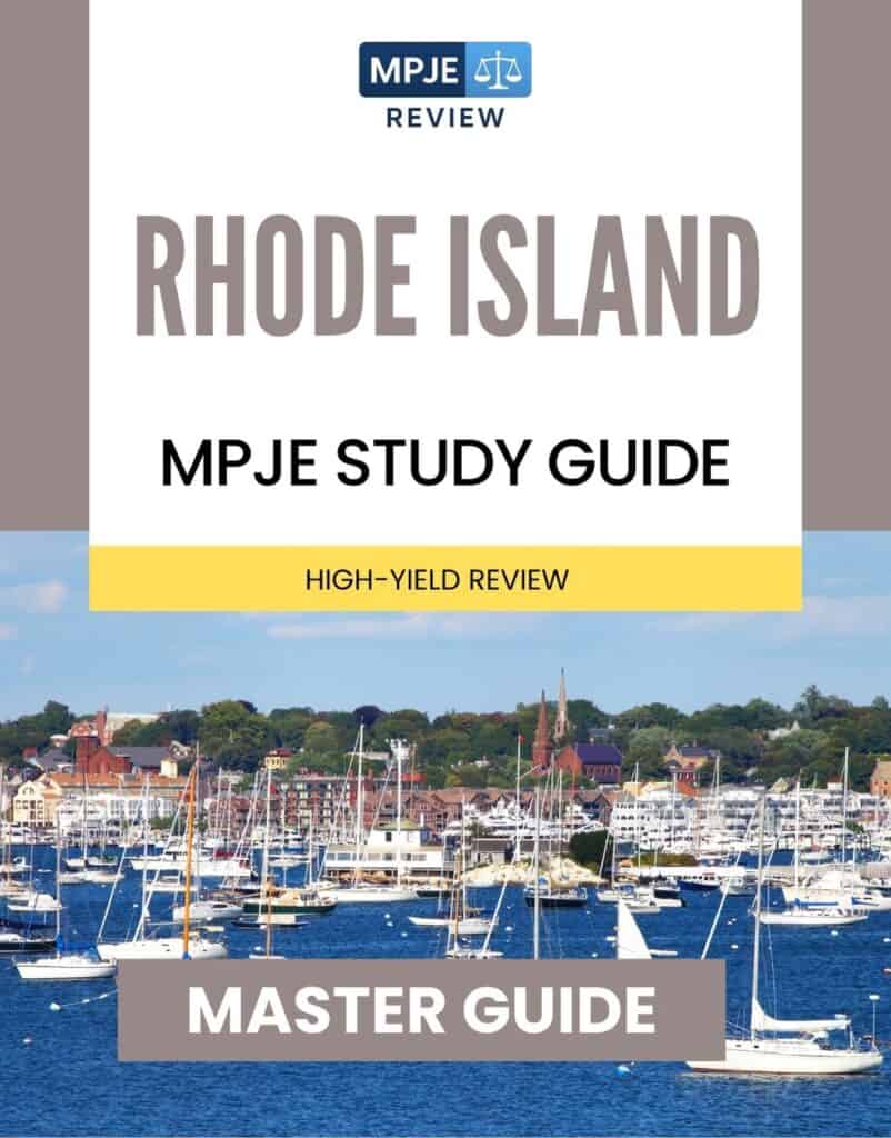 Rhode Island MPJE Study Guide – MPJEReview