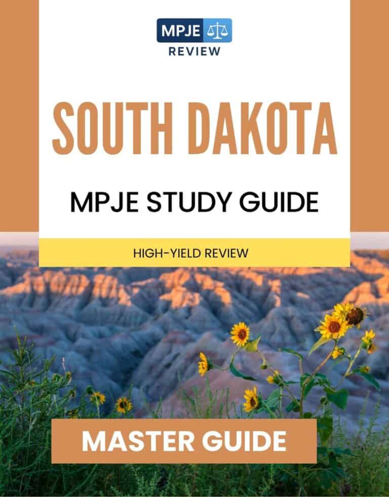 South Dakota MPJE Study Guide – MPJEReview